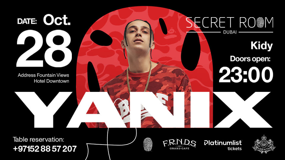 F.R.N.D.S Grand Cafe: YANIX Live in Dubai | HiDubai Deals